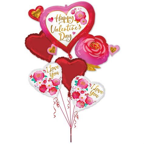 Valentines Day Balloon Bouquet Collections Party Centre