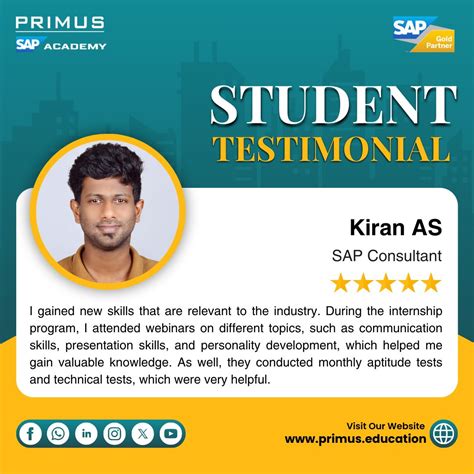 Primus Sap Academy On Linkedin Sapcertified Primussapacademy Sapcourses Erpsystem Course