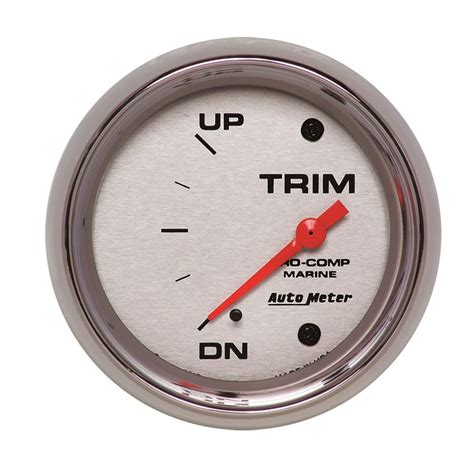 Autometer Marine Chrome 2 58in Electric Gauge