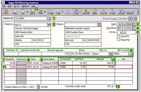 Sage 50 Missing Invoice Error Fix It Reconcile Books