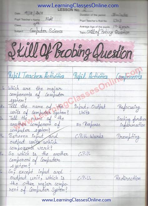 Lesson Plan For Computer Science On Computer Keyboard And Its Keys Artofit