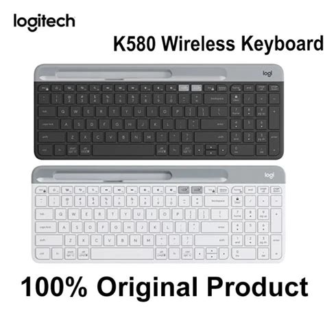 K580 Wireless Keyboard Portable Original Multi Device 2 4g Bluetooth Unifying Dual Mode Portable