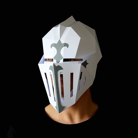 Knight Armour Paper Helmet Papercraft Masks Templates By Ntanos