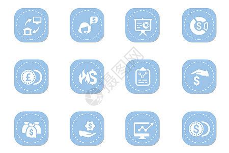 金融图标插画图片下载 正版图片400318611 摄图网