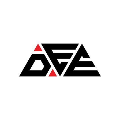 Dee Triangle Letter Logo Design With Triangle Shape Dee Triangle Logo