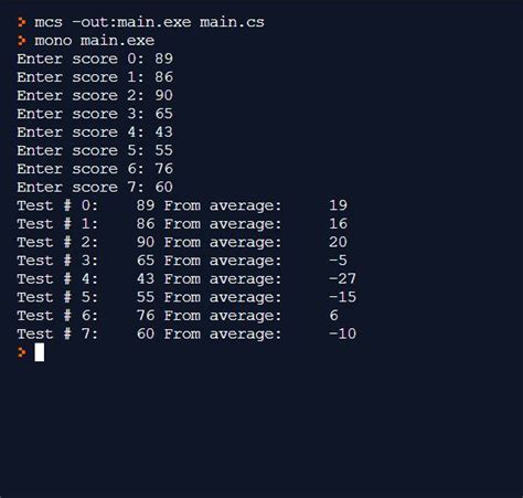 Solved In C Write A Program Named Testscorelist That Accepts Eight
