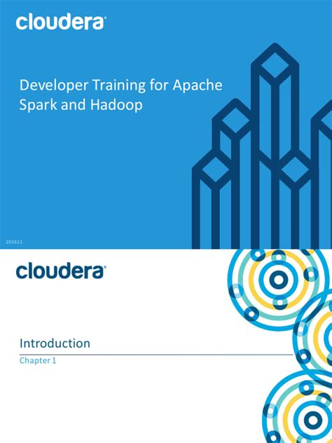 cloudera developer training slides pdf apache hadoop apache spark