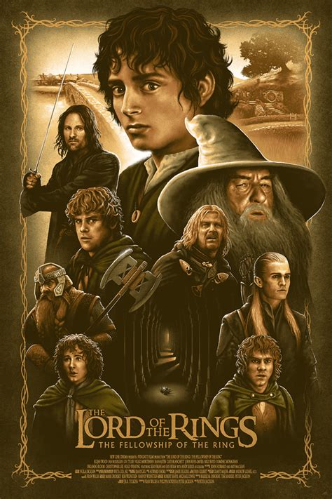 Lord Of The Rings Trilogy Movie Poster