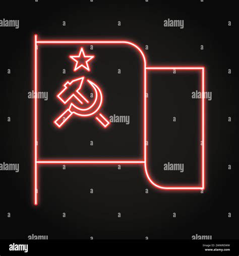 Soviet Hammer And Sickle Flag