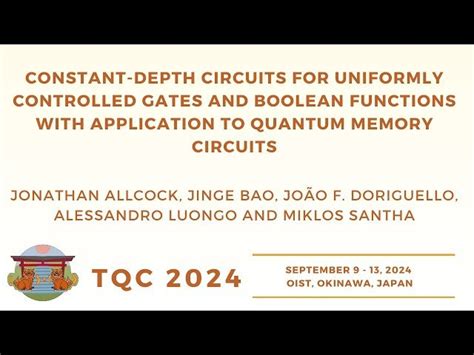 Free Video Constant Depth Circuits For Uniformly Controlled Gates And