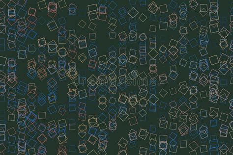 Abstract Geometric Square Rectangle Pattern Background Concept Details And Illustration Stock