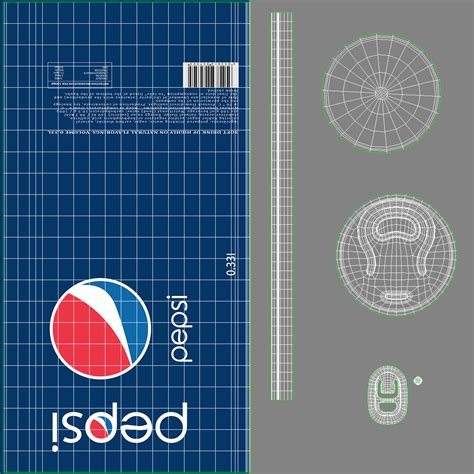 Pack Cans Pepsi 3d Model