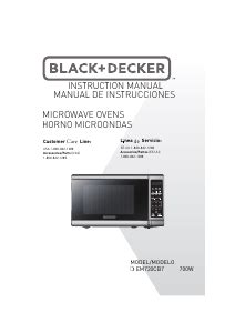 Manual Black And Decker Em720cb7 Microwave