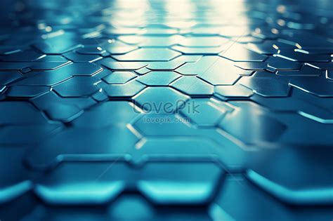 파란색 기하학적 인물