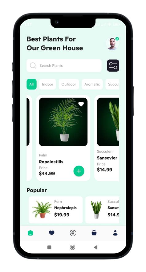 Plants Selling Flutter Ui App Design