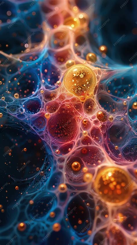 Premium Photo Nanoparticle Dispersion Patterns Captured In Vivid Microscopic Images