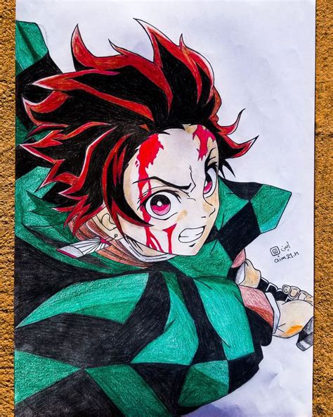 ᎯℐℳᎯℕ 🍂 On Instagram‎ رسمي 🍂 🔥 تانجيرو كامادو Tanjiro 🔥 هو