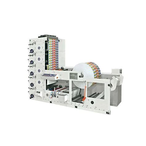 เครื่องพิมพ์ถ้วยกระดาษขนาดเล็ก Hexiang Automatic Flexo Label Roll To Roll Sticker จากประเทศจีน