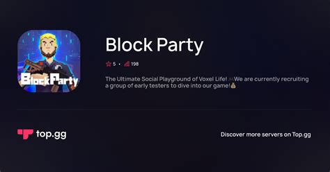 Join Block Party Discord Server The 1 Discord Server List