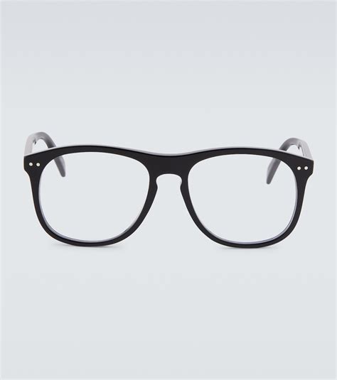Square Glasses In Black Celine Eyewear Mytheresa