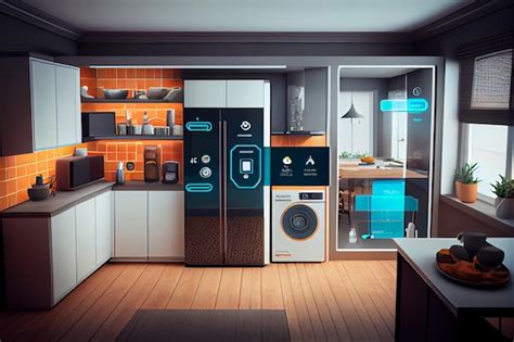 Premium Photo Smart Home Interface With Augmented Realty Of Iot