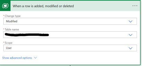 building a flow to move data from dataverse table power platform