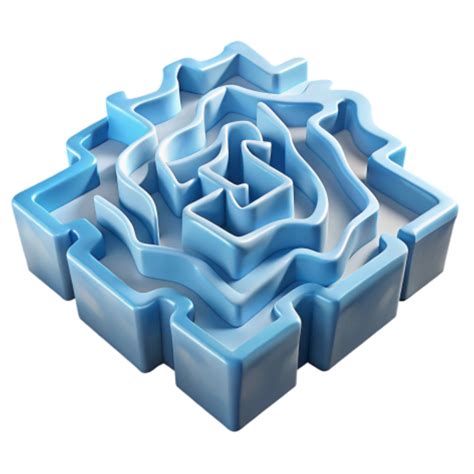 Elegant Creative 3d Maze Puzzle Complex Pathways Problem Solving Challenge High Resolution