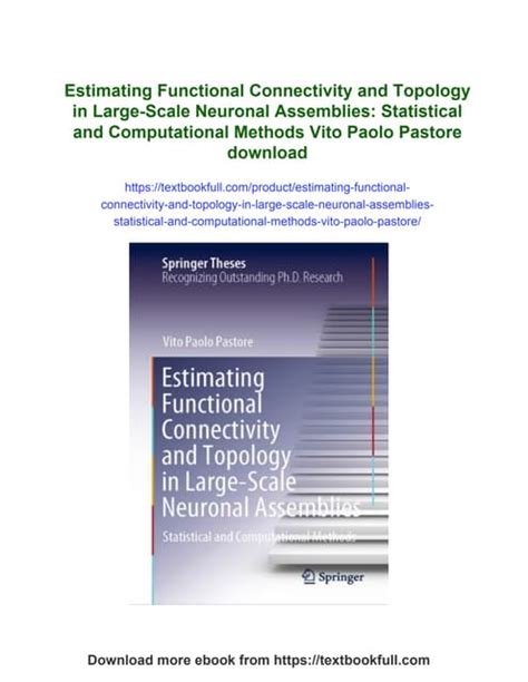 Estimating Functional Connectivity And Topology In Large Scale Neuronal Assemblies Statistical