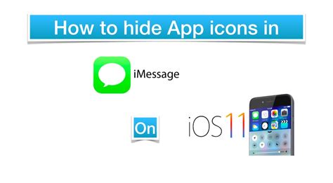 Hide App Icons In Imessage On Ios 11 Techdotmatrix
