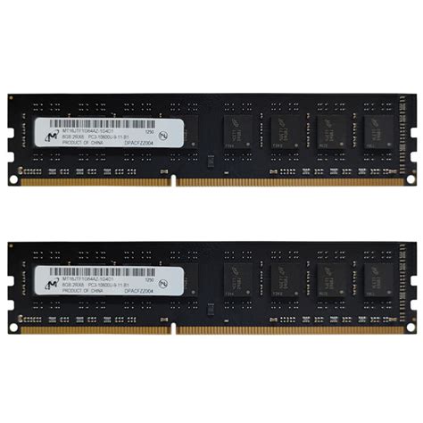 ไมครอน ram ddr3 16gb 2x8gb 1333mhz หน่วยความจำเดสก์ท็อป1 5v 240พิน