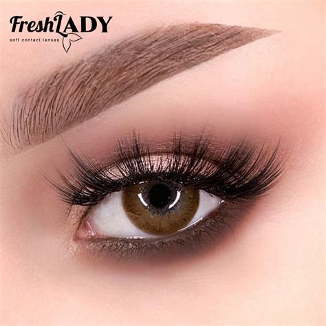 Fresh Lady عدسات لاصقة ذات لون لاتيه ملون من براند فريش ليدي لمدة عام