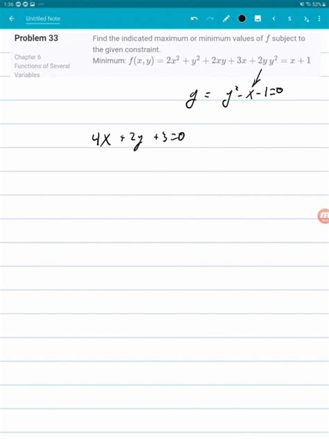 solved find the maximum and minimum values of the quadratic form f 𝐱