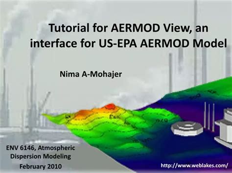 Ppt Tutorial For Aermod View An Interface For Us Epa Aermod Model Powerpoint Presentation