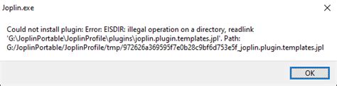 Can T Update Plug Ins Issue Laurent Joplin GitHub