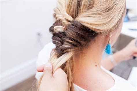 Topsy Tail Braid Hair Tutorial The Stripe