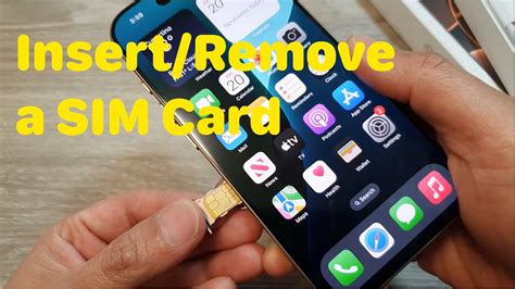 IPhone 16 16 Pro How To Insert Remove A SIM Card YouTube