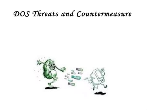 Dos Threats And Countermeasures Ppt