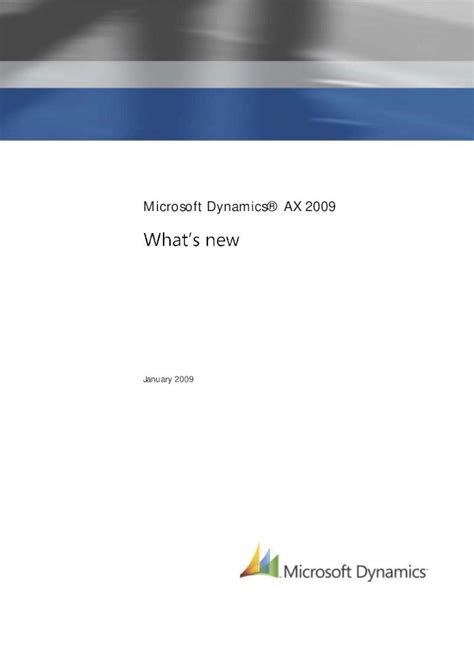 pdf microsoft dynamics® ax 2009 maximum erp dokumen tips