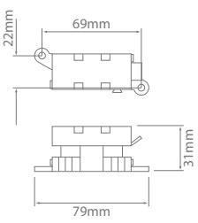 AMI Midi Fuse Holder Input Module