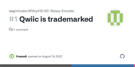 qwiic is trademarked · issue 1 · wagiminator attiny412 i2c rotary