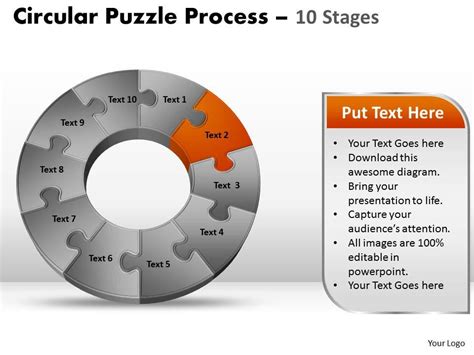Components Circular Diagram Puzzle Process Presentation Graphics Presentation