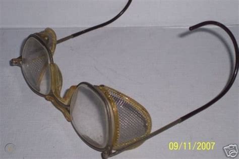 Antique Welding Or Safety Glasses Optical Vintage Lens 28959072