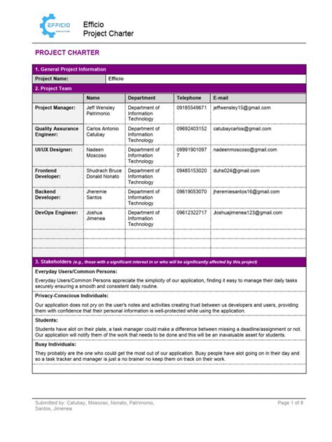 Efficio Systemintegration Pdf Php Time Management