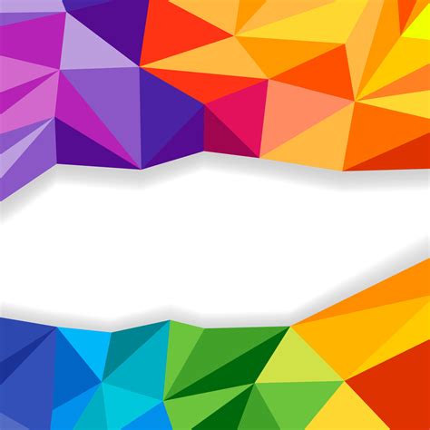 Abstract Triangle Geometric Wave Stripes Border On A White Background Vector Polygonal Pattern