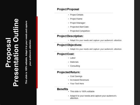 Proposal Presentation Outline Powerpoint Slide Ideas Powerpoint Slide Template Presentation