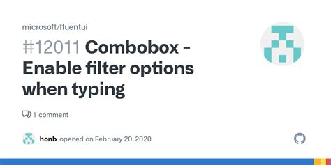 Combobox Enable Filter Options When Typing Issue Microsoft Fluentui GitHub
