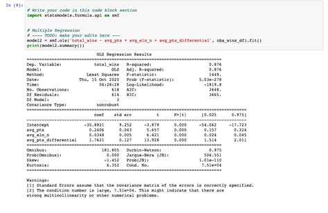 Solved In 8 Write Your Code In This Code Block Section