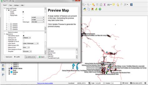 Export To Web Map Utilizing The Facilities Provided By The QGIS Download Scientific Diagram