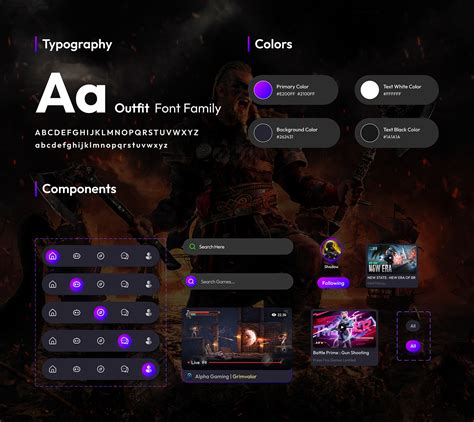 Game Streaming App UI Design | GamerHub :: Behance