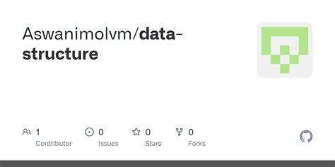GitHub Aswanimolvm Data Structure